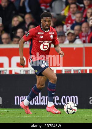 LILLE - Chuba Akpom of Lille OSC during the French Ligue 1 match ...