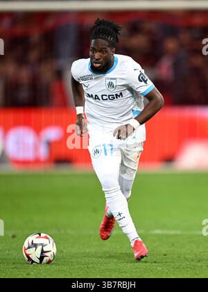 Jonathan ROWE of Marseille during the French championship Ligue 1 ...