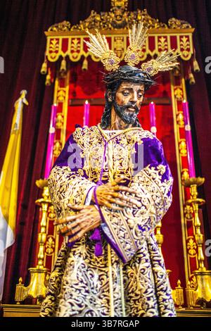 Nuestro Padre Jesus Nazareno statue from the 17th century displayed ...