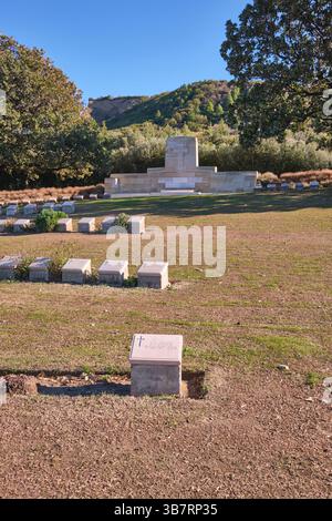 Ari Burnu Cemetery in Anzac cove in the Anzac area of Gallipoli, Turkey ...