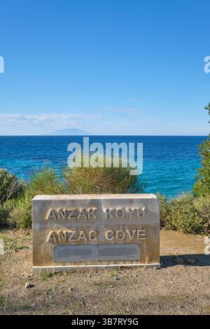 Anzac cove in the Anzac area of Gallipoli, Turkey Stock Photo - Alamy
