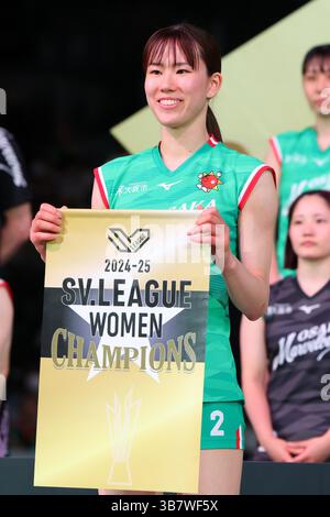 Tokyo, Japan. 3rd May, 2025. Saitama Panasonic Wild Knights fly half Kyohei Yamasawa carries the ...