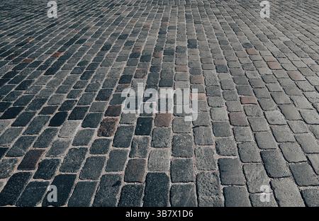 Stone pavement texture, granite cobblestoned pavement background Stock ...