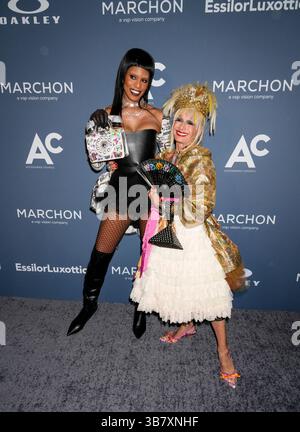 Laverne Cox, Betsey Johnson during the Accessory Council presents the ...