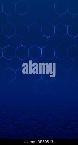 DNA Helix in Sci-Fi Tube on Tech Background Stock Photo - Alamy