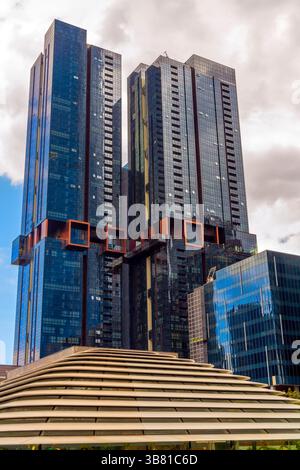 The Exchange TRX mall facade from the Raintree Plaza, Kuala Lumpur ...