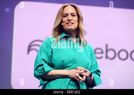 Debbie Weinstein beim OMR Festival 2025 in den Messehallen. Hamburg, 06 ...