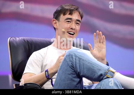 Gabriel Whaley beim OMR Festival 2025 in den Messehallen. Hamburg, 06. ...