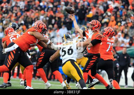 Pittsburgh Steelers linebacker Alex Highsmith (56) plays against the ...