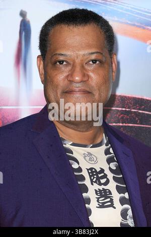 Laurence Fishburne at the 'Man Of Steel' world premiere at Alice Tully ...