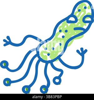 gut bacteria icon doodle illustration Stock Vector Image & Art - Alamy