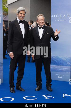 John Kerry and Andrew Forrest attend the "Ocean With David Attenborough ...