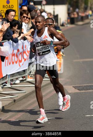 Alexander Mutiso Munyao, London Marathon men's winner , Peres ...