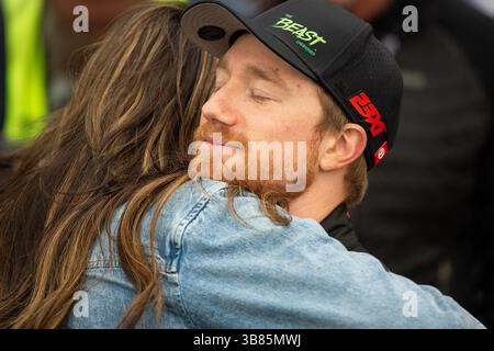 Tyler Reddick before a NASCAR Cup Series auto race, Sunday, May 31 ...
