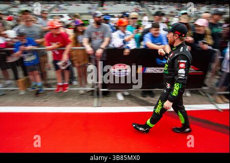 Tyler Reddick before a NASCAR Cup Series auto race, Sunday, May 31 ...
