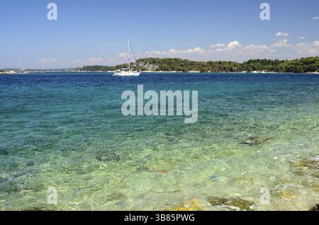 Red Island is one of the most beautiful of the Rovinji archipelago ...