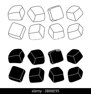Minimalist 3D cube geometric artwork poster full of colors with simple shapes and figures ...
