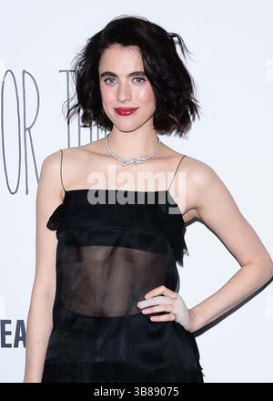 Margaret Qualley attends the premiere of "Poor Things" at the DGA New ...