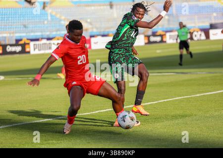 CAIRO, EGYPT - MAY 7: Simon Karshe Cletus of Nigeria of Nigeria and ...