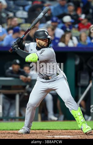 Chicago White Sox catcher Edgar Quero (7) in the sixth inning of a ...