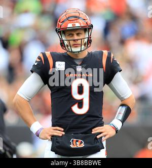 Cincinnati Bengals quarterback Joe Burrow arrives for the NFL football ...
