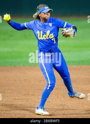 UCLA Maya Brady (7) during an NCAA softball game on Friday, May 20 ...