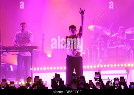 Bologna, Italy. 07th May, 2025. Italian singer Olly on stage at ...