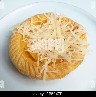 Pie Susu Bali with creamy milk custard topping. Indonesian food Stock ...
