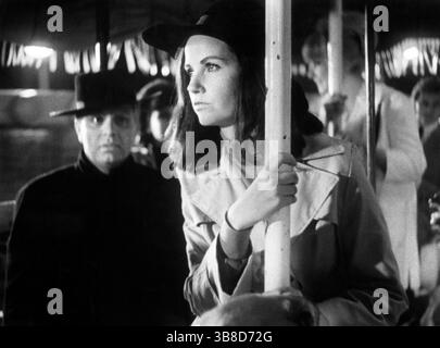 Jim Begg, Sandra Knight, on-set of the film, "Blood Bath", American ...