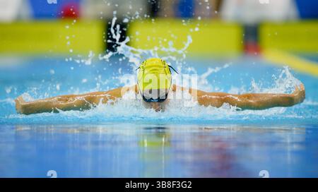April 12, 2024, Toronto, , Canada: ZOE TOMORY of Lakeshore Swim Club ...