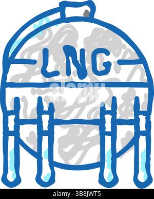 liquefied natural gas lng color icon vector illustration Stock Vector Image & Art - Alamy