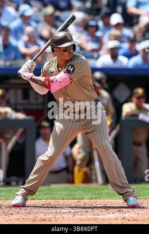 San Diego Padres designated hitter Fernando Tatis Jr. during a baseball ...