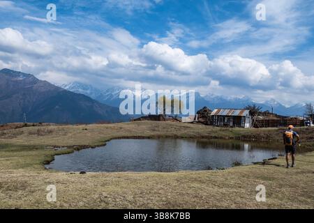 Stunning view from Nagthali from the Tamang Heritage Trail, Nagthali ...