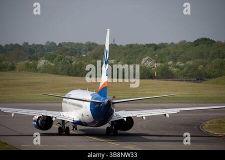 SunExpress Boeing 737-8 MAX at Birmingham Airport, UK (TC-SMD Stock ...