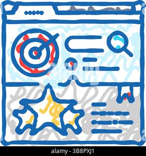 silo structure seo icon doodle illustration Stock Vector Image & Art ...