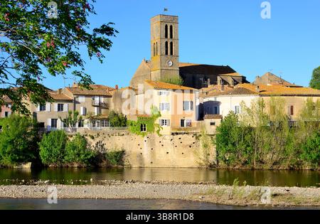 Church of Trebes, Languedoc-Rousillon, France Stock Photo - Alamy