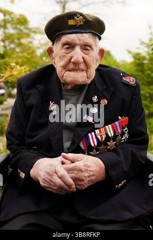 WW2 veteran Donald Rose, 110, at the National Memorial Arboretum, ahead ...