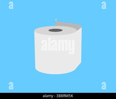 Simple yet striking illustration of a paper roll. The designs ...