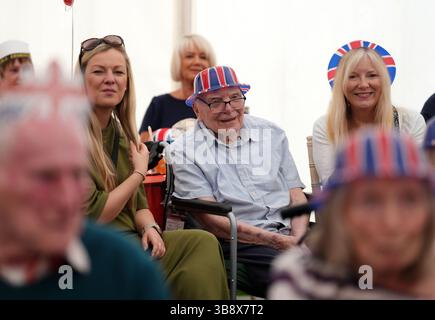 Veterans at a tea party at Erskine Veterans Home in Bishopton ...