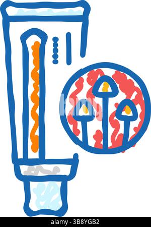 antifungals medicines pharmacy icon doodle illustration Stock Vector ...