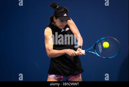 Xinyu WANG of China during the second day of the Roland-Garros 2025 ...