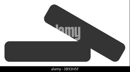 Gymnastic parallettes icon. Vector illustration Stock Vector Image ...