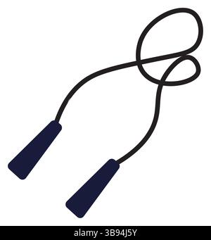 Fitness jump rope. Vector illustration Stock Vector Image & Art - Alamy