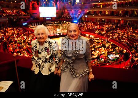 (left to right) WW2 evacuee Doreen Simson, Traitors winner and veteran ...