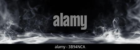 Real smoke exploding and swirling outwards. Dramatic smoke or fog ...