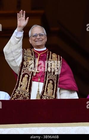 Pope Leo XIV waves from the helicopter that will take him back to the ...