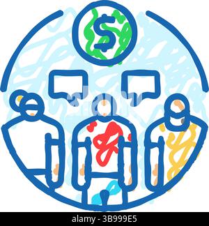 collusion money business cash vector glyph seamless pattern collusion ...