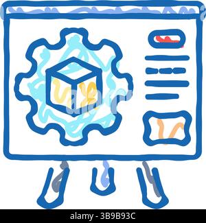 product training technical sales engineer color icon vector ...