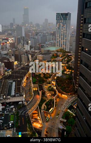 Namba Parks, Osaka, Japan cityscape and view Stock Photo - Alamy