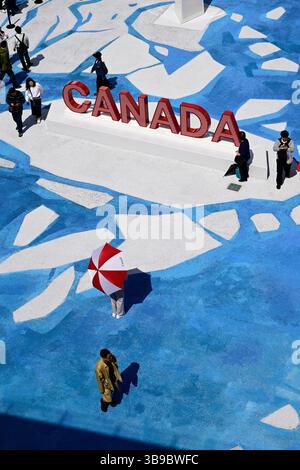 Canada Pavilion at Osaka World Expo 2025,Osaka,Kansai,Japan Stock Photo ...